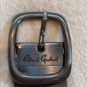 Robert Graham | Accessories | Robert Graham Reversible Black Leather ...